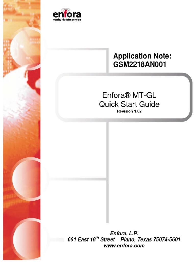 Comandos Enfora | PDF | General Packet Radio Service | Gsm