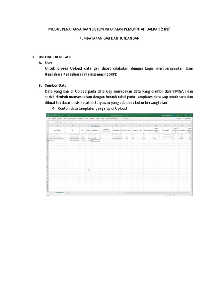 Tutorial Pembuatan Gaji | PDF