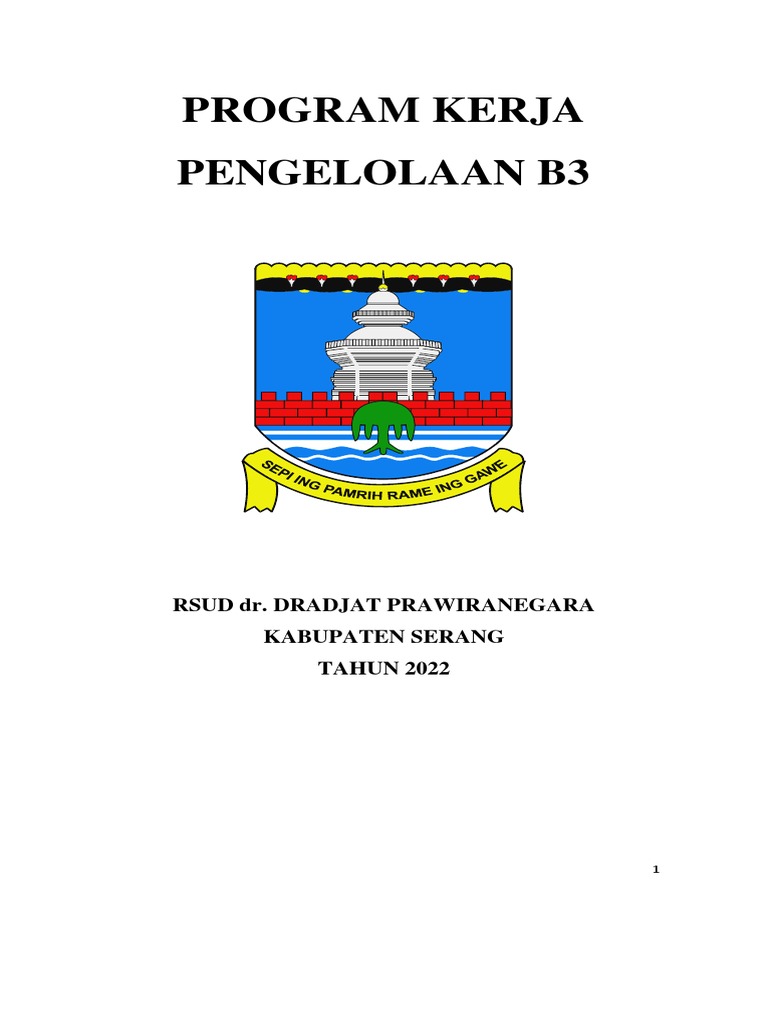 Program Kerja b3 | PDF
