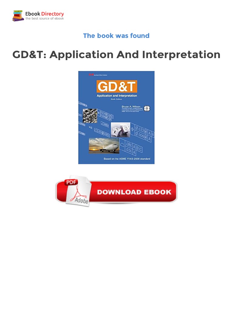 Free Ebook Library: GD&T: Application and Interpretation | PDF ...