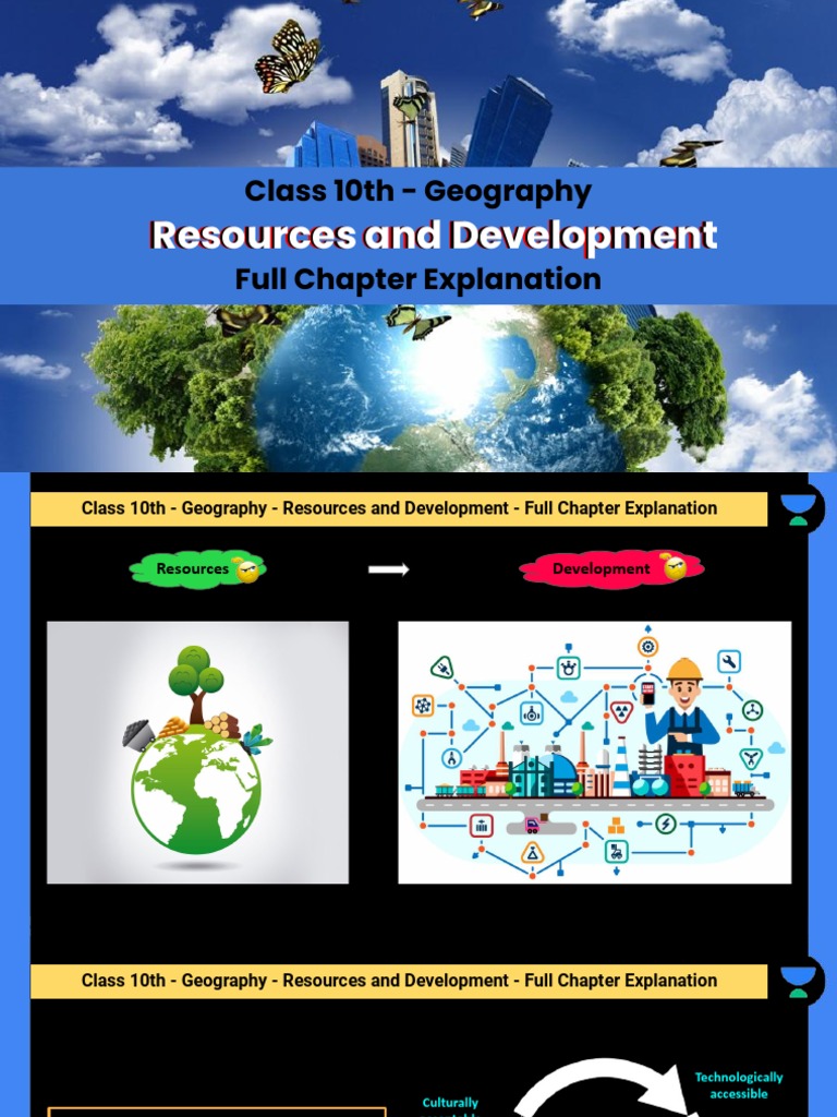 Resources and Development Full Chapter Explanation | PDF | Soil | Resource