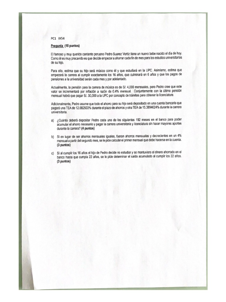 PC1 Solucionario 20212 | PDF