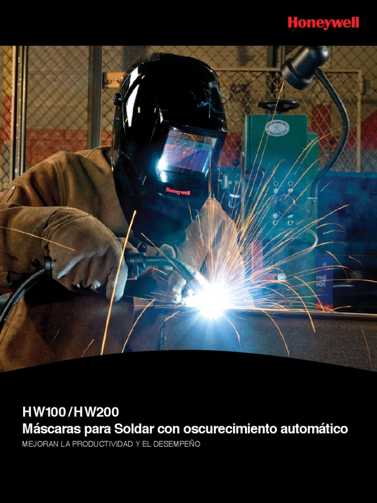 Ficha Técnica Mascaras para Soldar HW200 | PDF | Soldadura | Construcción