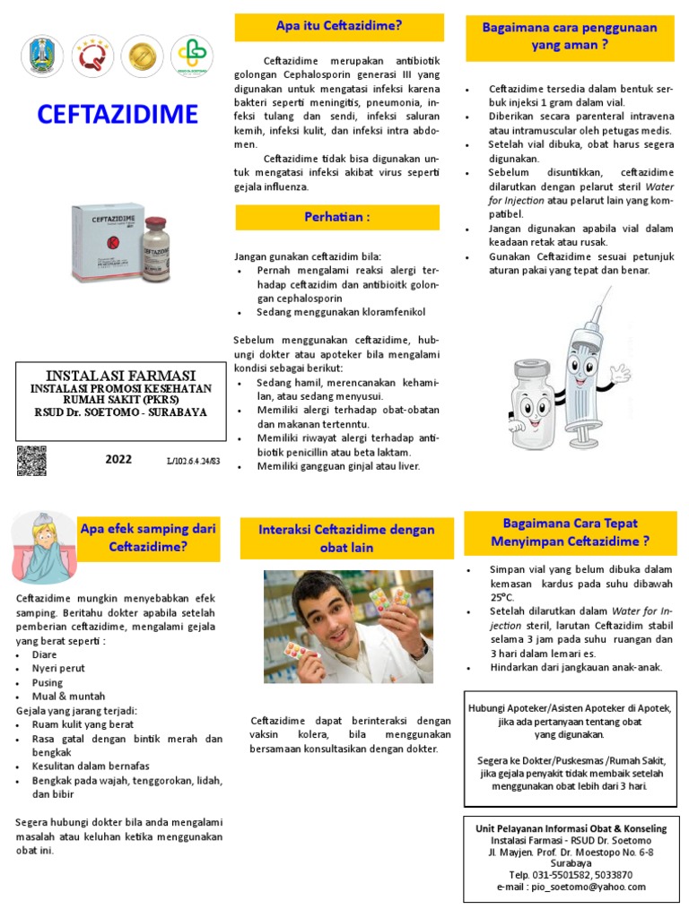 Informasi Lengkap Ceftazidime | PDF | Kesehatan Holistik
