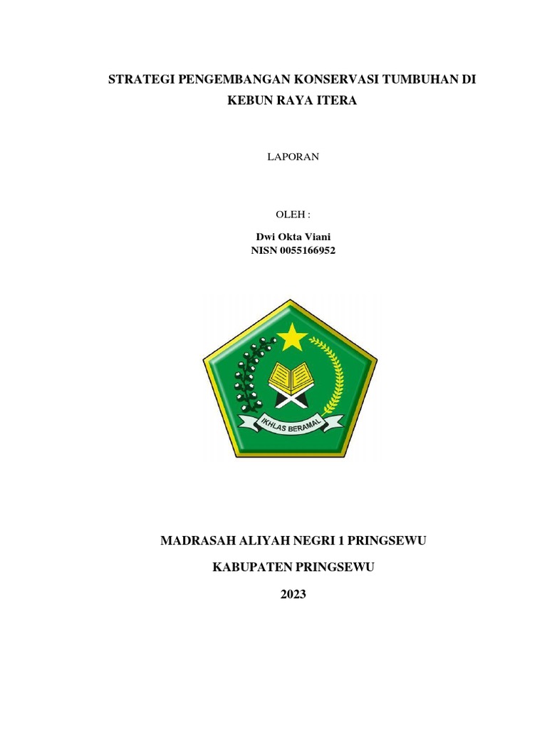 Strategi Pengembangan Konservasi Tumbuhan Di Kebun Raya Itera | PDF