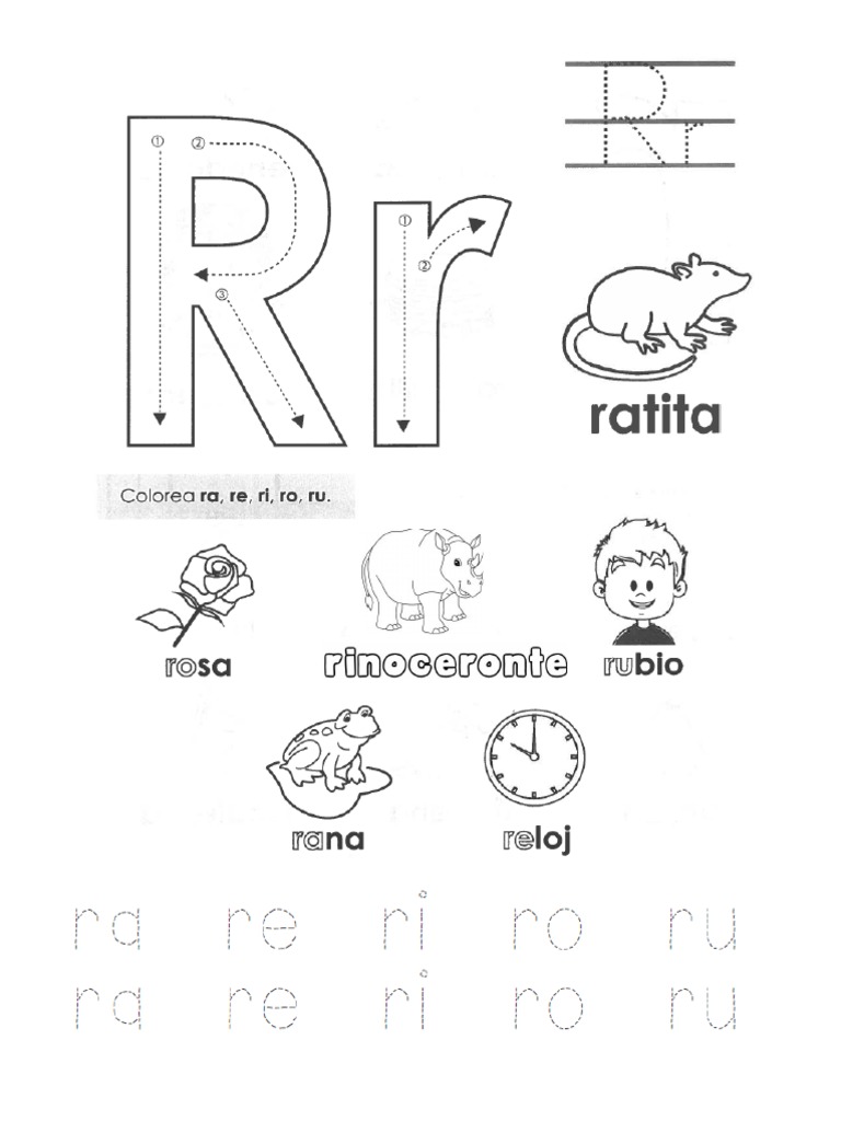 Letra R | PDF