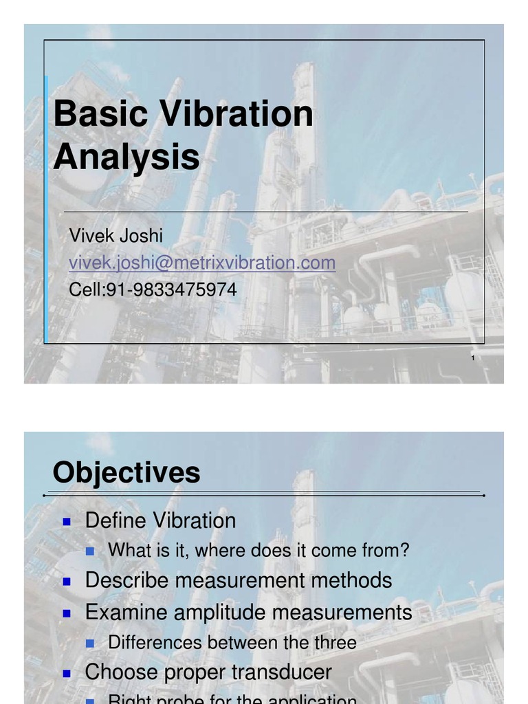 Basic Vibration Analysis Overview | PDF | Amplitude | Phase (Waves)