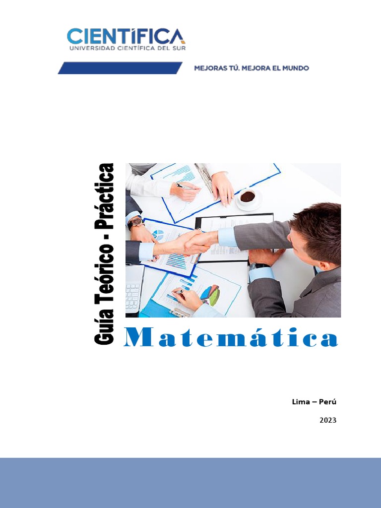 Guía Teórico - Práctica de Matemática 2023 | PDF | Exponenciación ...