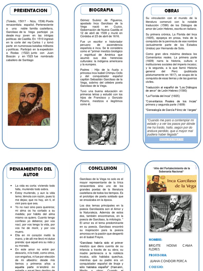 Inca Garcilaso de La Vega | PDF