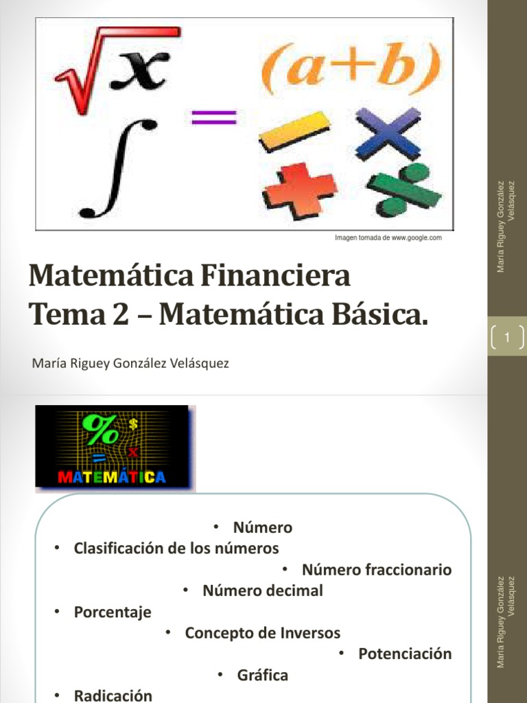 Tema 2-Matematica Basica | PDF | Exponenciación | Números