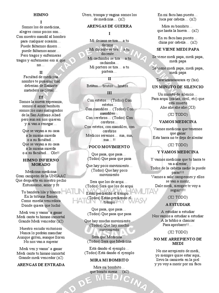 Himno I Arengas de Guerra I | PDF