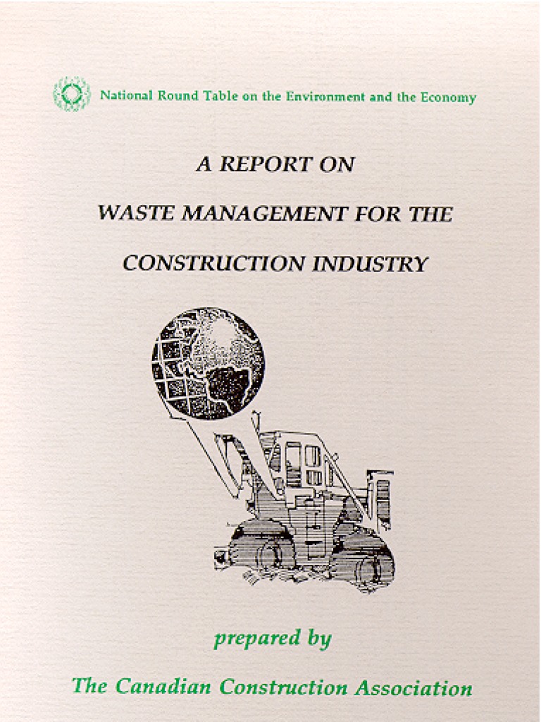 Waste Management in Construction Industry | PDF | Waste Management ...