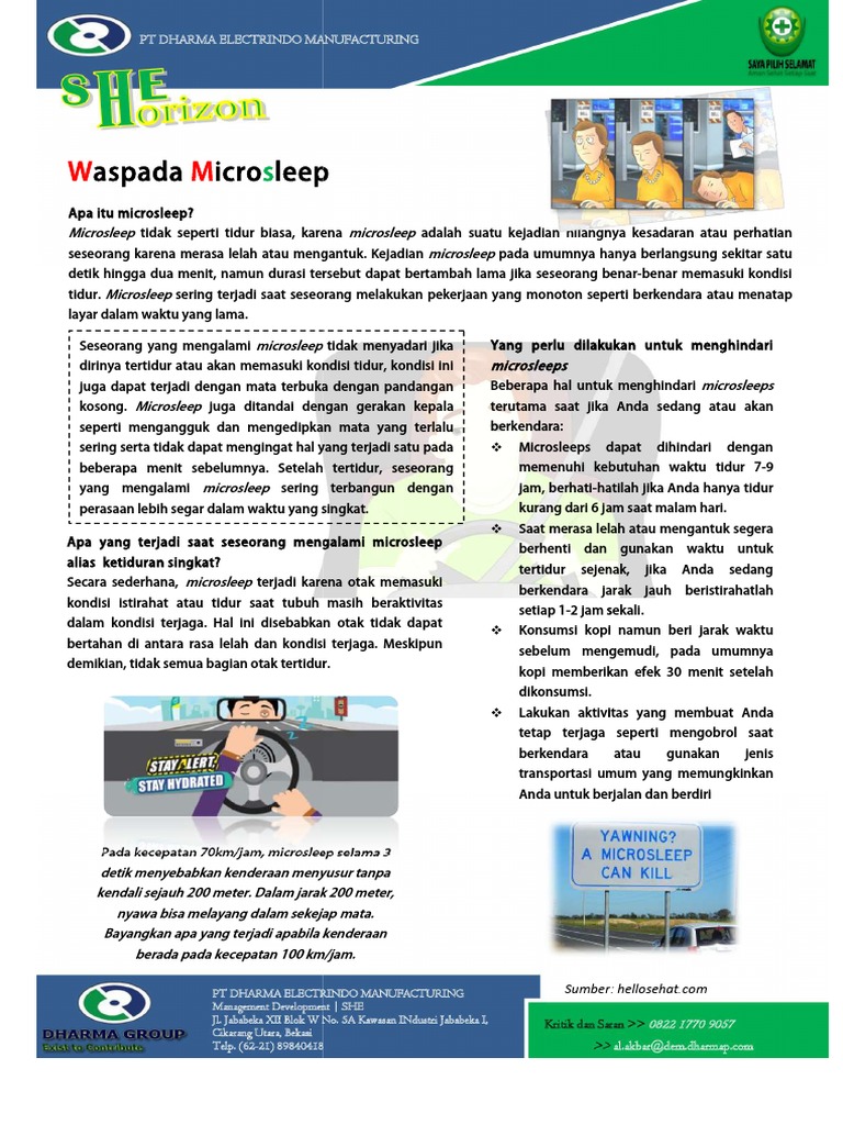 Waspada Microsleep | PDF