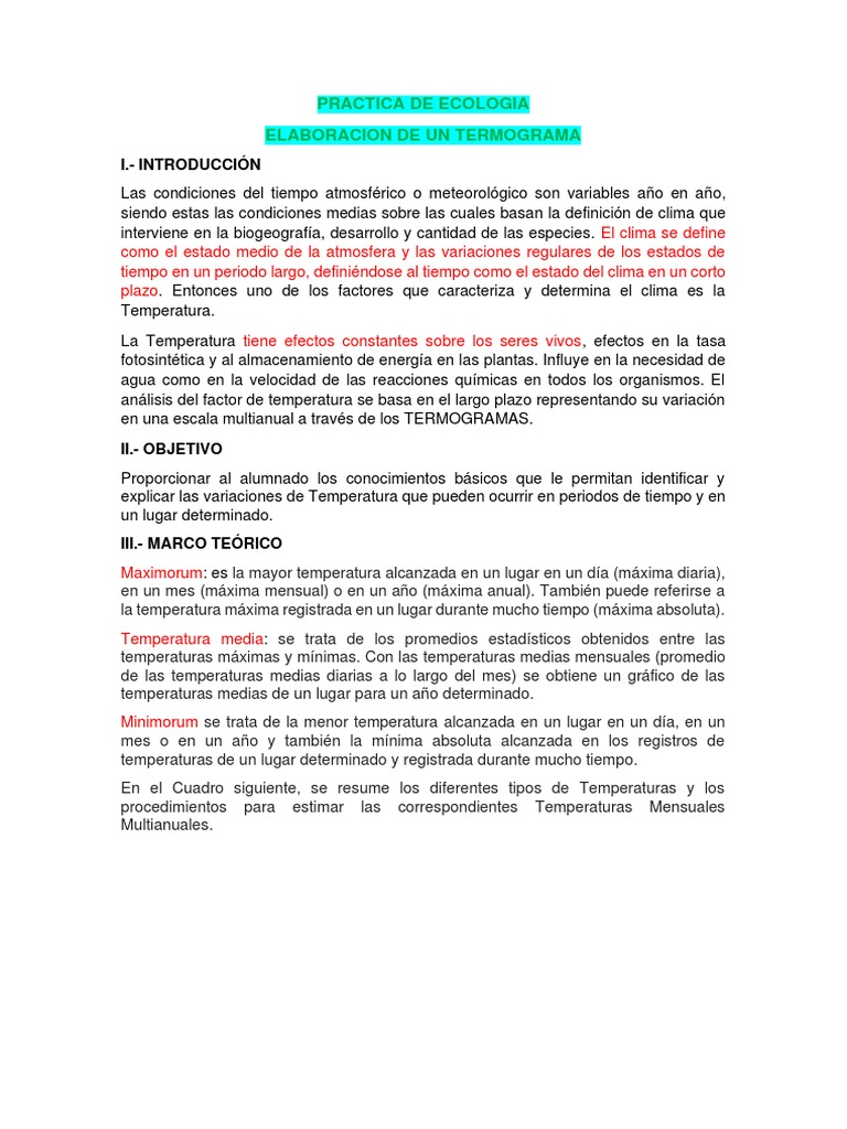 Termograma 2023 PDF | PDF | Clima | Temperatura