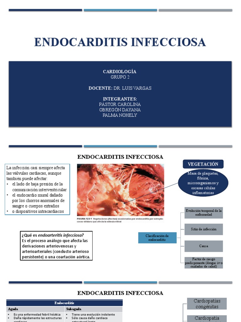 Clasificación de Endocarditis Infecciosa | PDF | Microbiología | Medicina