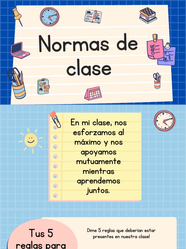 5 Reglas para El Aula | PDF