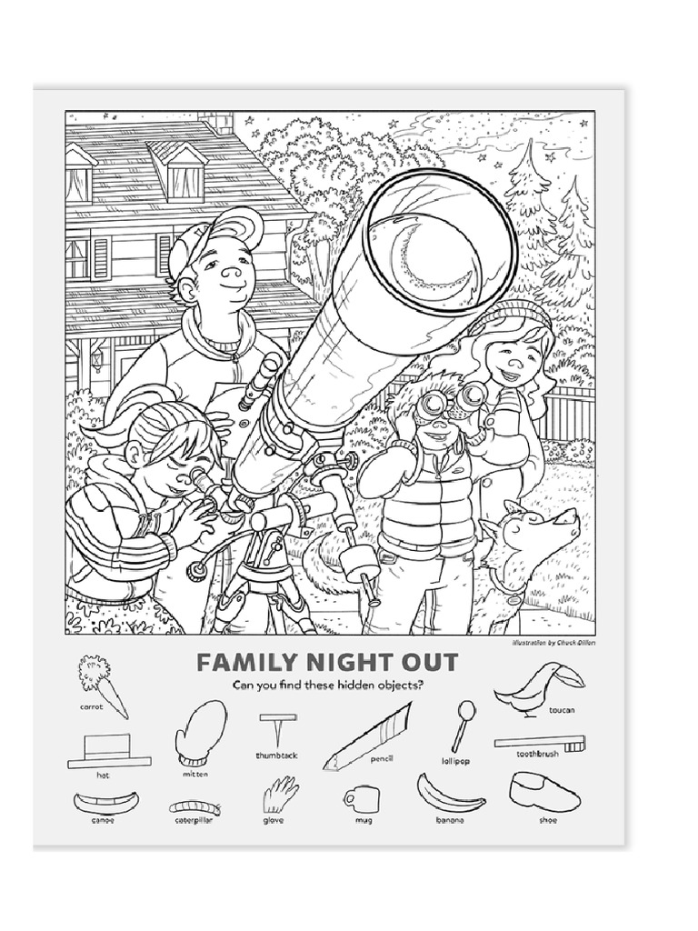 Family Night Out_ Find the Hidden Objects (Kids Game Activity) _ Kids ...