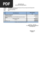 Contoh RAB DESAIN JEMBATAN Beton Excel | PDF