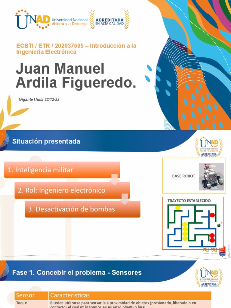 Desactivación de Bombas con Robótica | PDF | Sensor | Amarillo