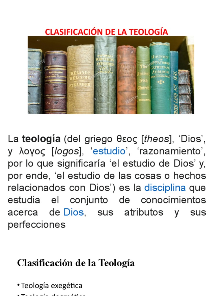 Clasificación de La Teología | PDF | Teología | espíritu Santo