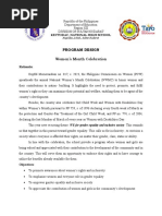 Activity Design - Clean Up Drive | PDF | Wellness | Medical