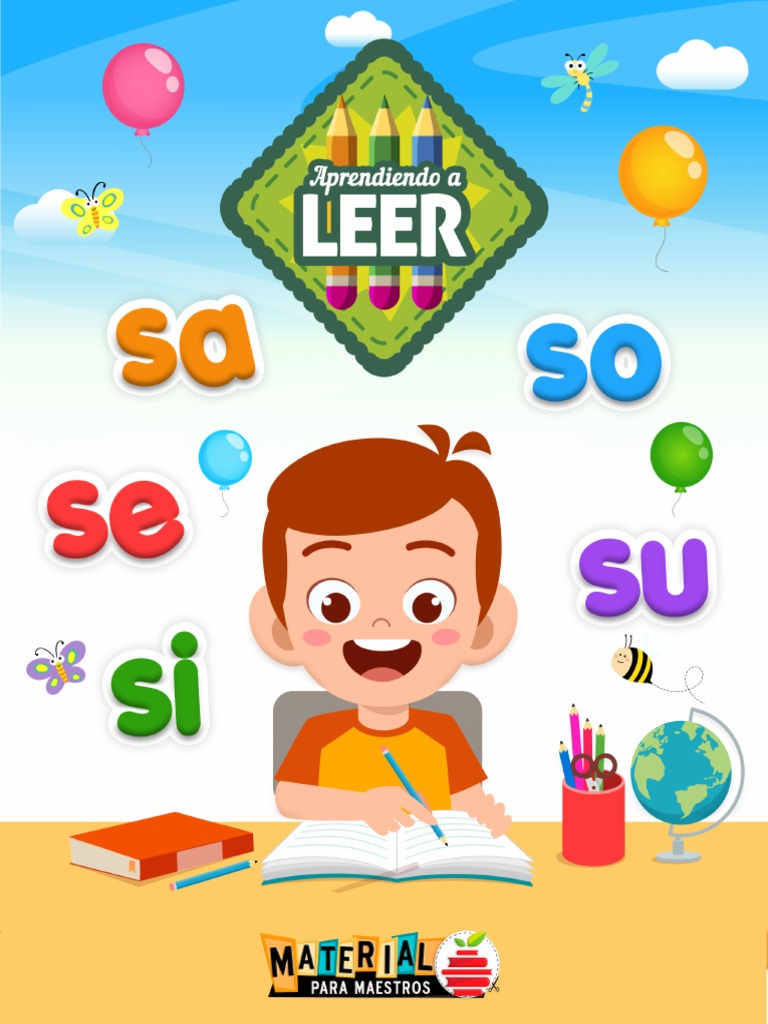 Actividades de lectura: sílabas sa se si so su | PDF
