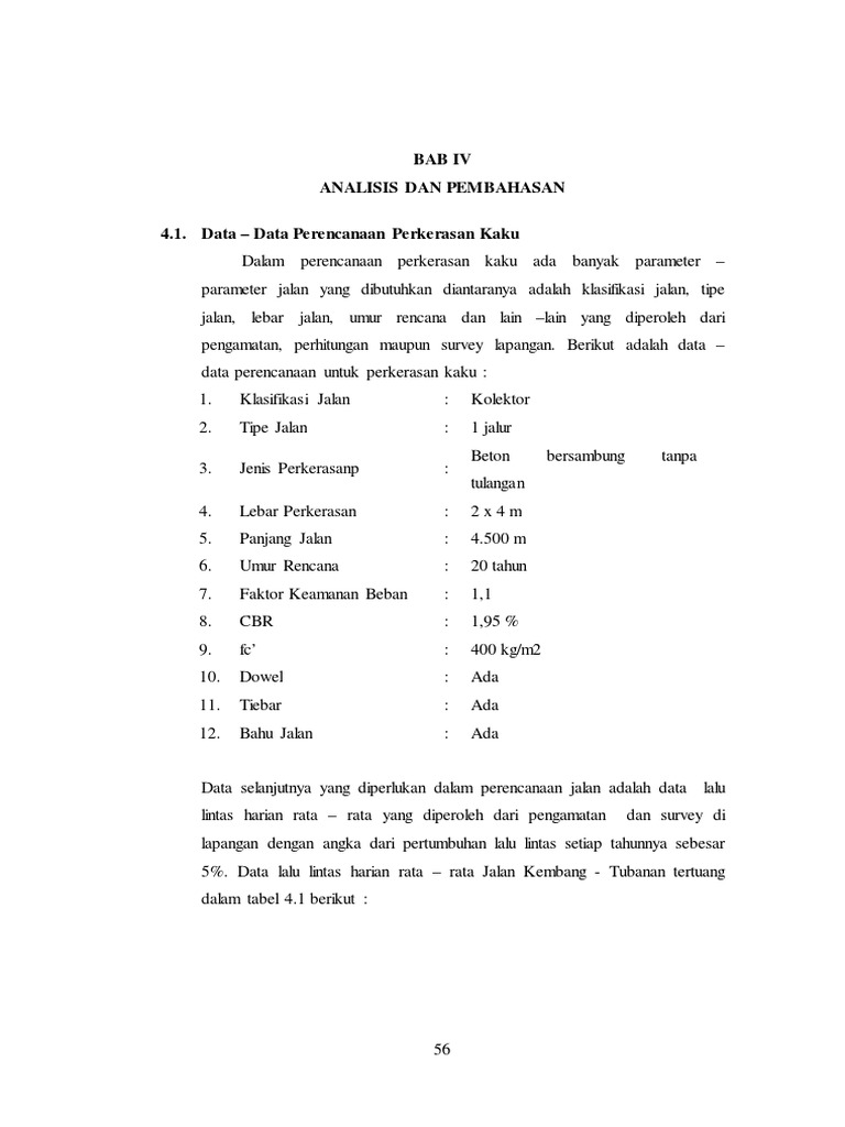 Contoh Analisa perencanaan rigid dan fleksibel q (1) | PDF