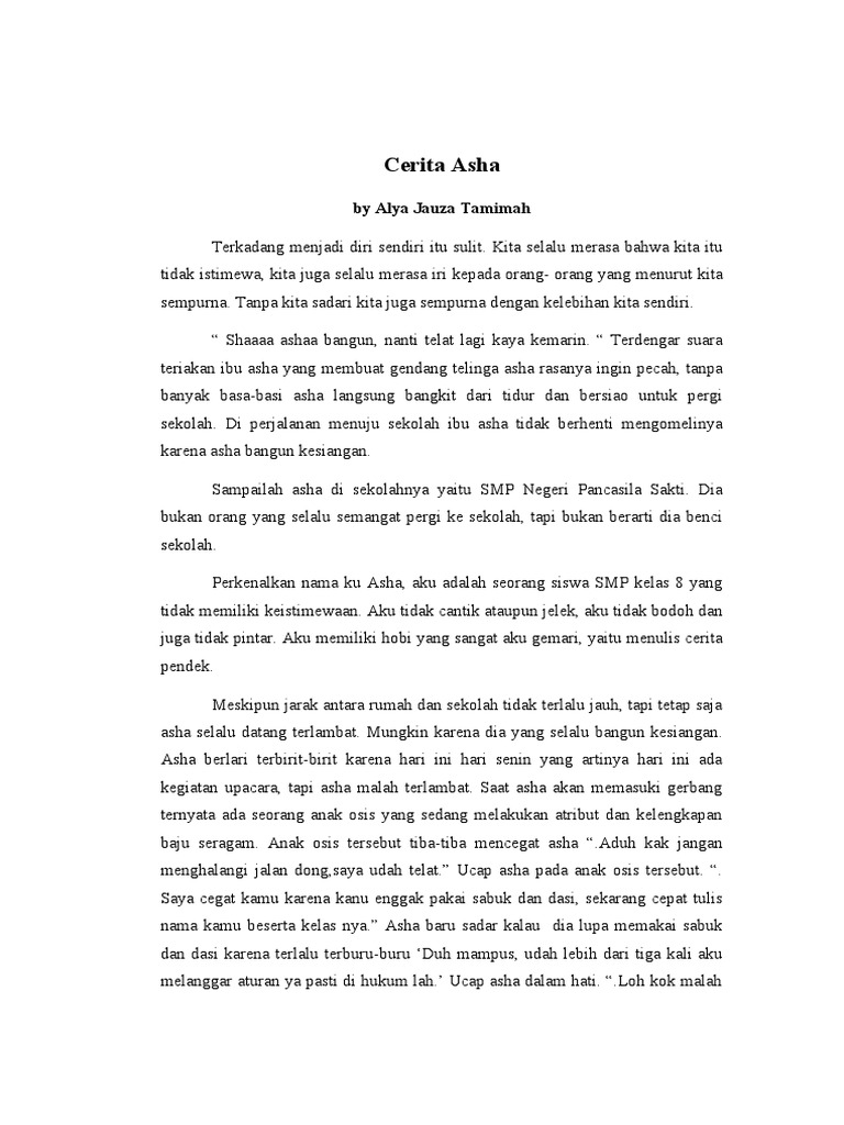 Cerita Asha Part - 1 | PDF