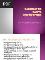 Pagsulat NG Feature Writing | PDF