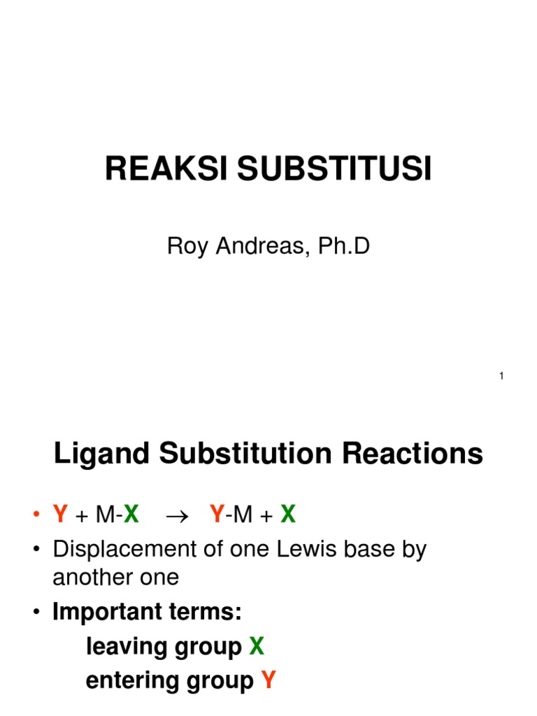 Reaksi Substitusi.1 | PDF