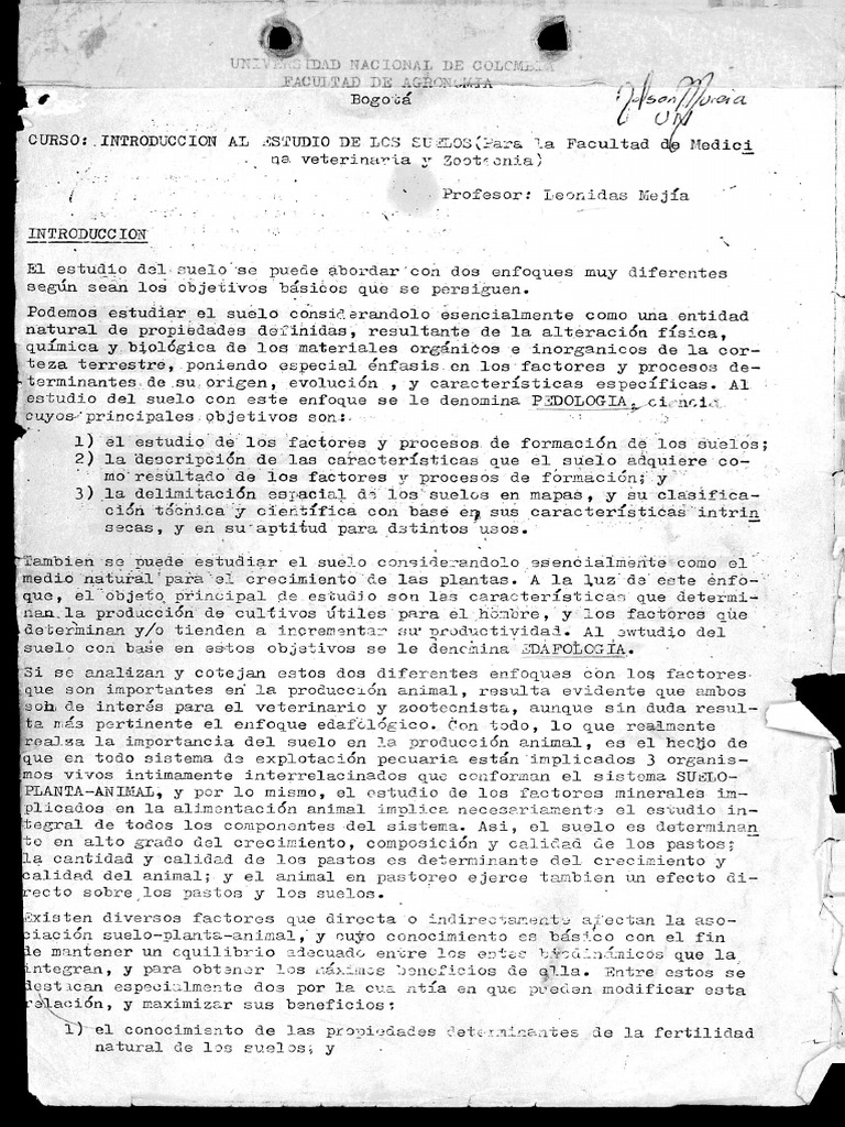 ¡"S: ?L ( (QC (': Nacional COLC! (':D:,, J.:A - . . | PDF | Suelo | Minerales