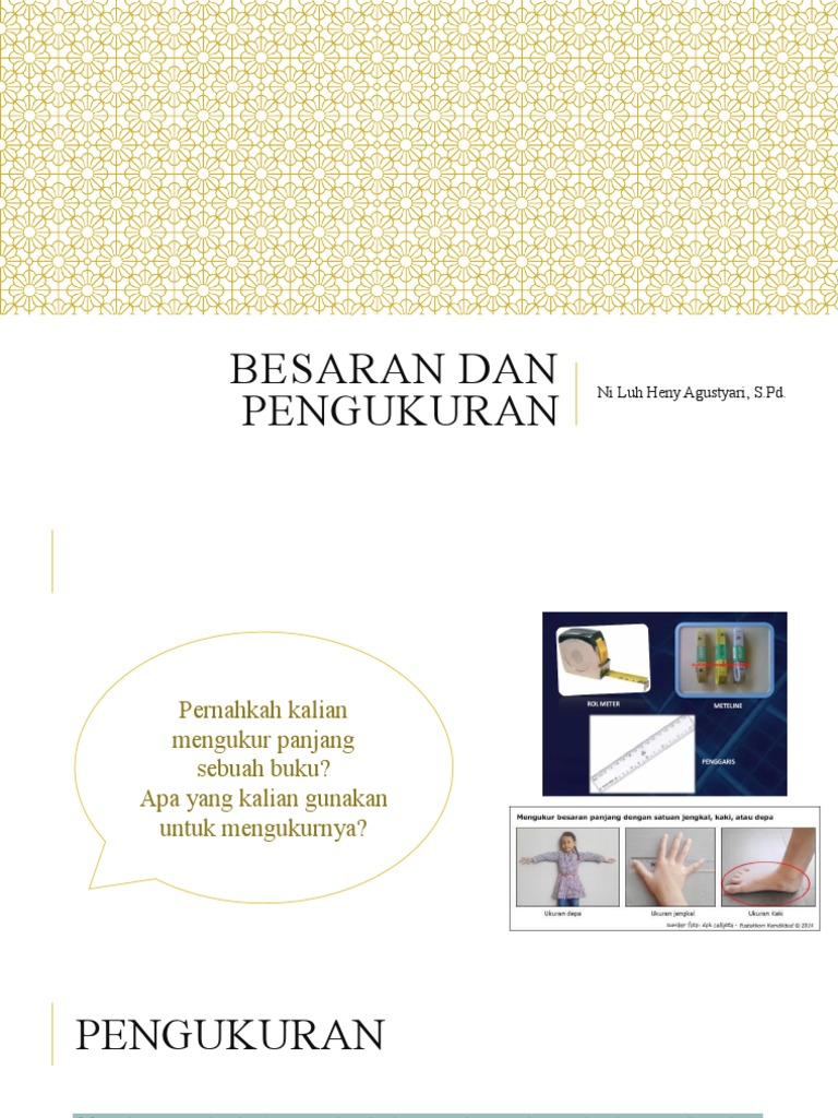 Mikrometer Dan Konversi Satuan | PDF | Metode & Bahan Ajar