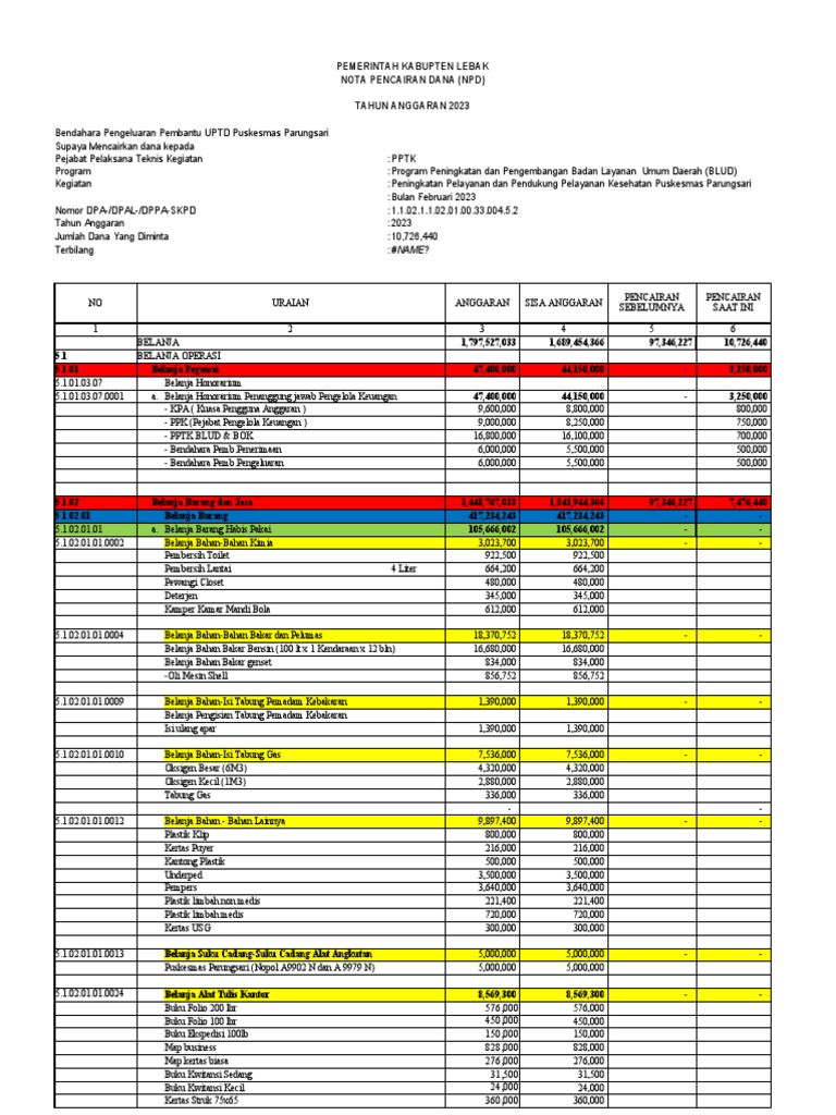 NPD BLUD - Salin | PDF