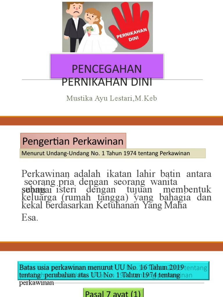Pencegahan Pernikahan Dini di Indonesia | PDF | Kesehatan Holistik | Gaya Hidup