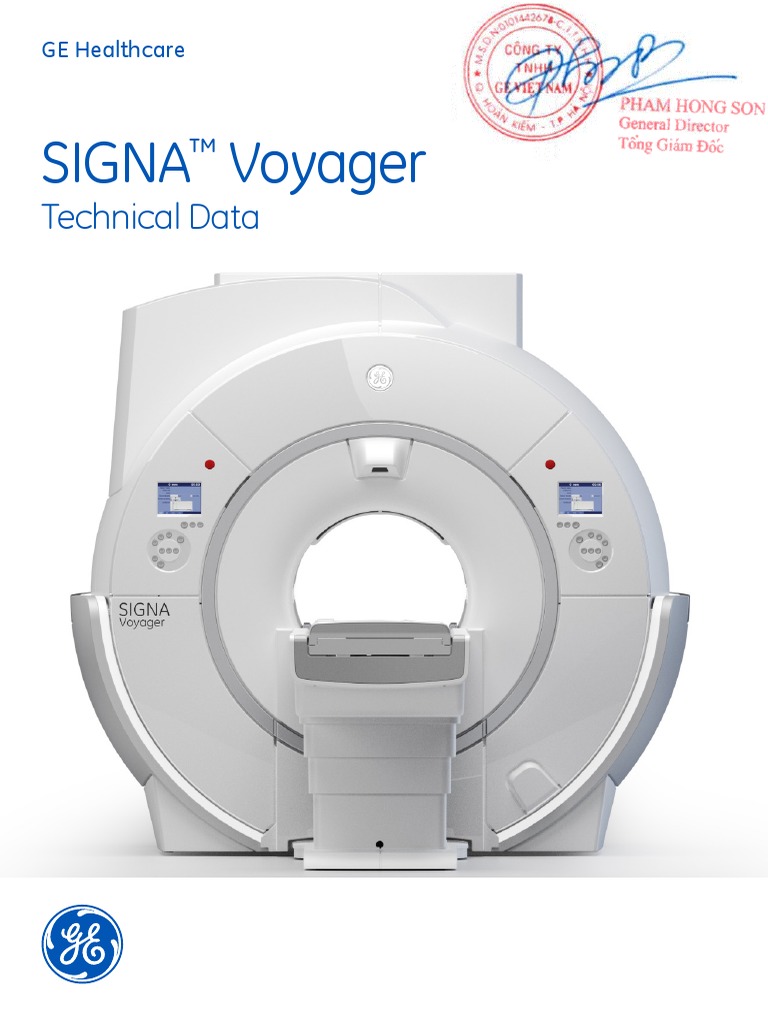 Signa Voyager: Technical Data | PDF | Amplifier | Analog To Digital ...