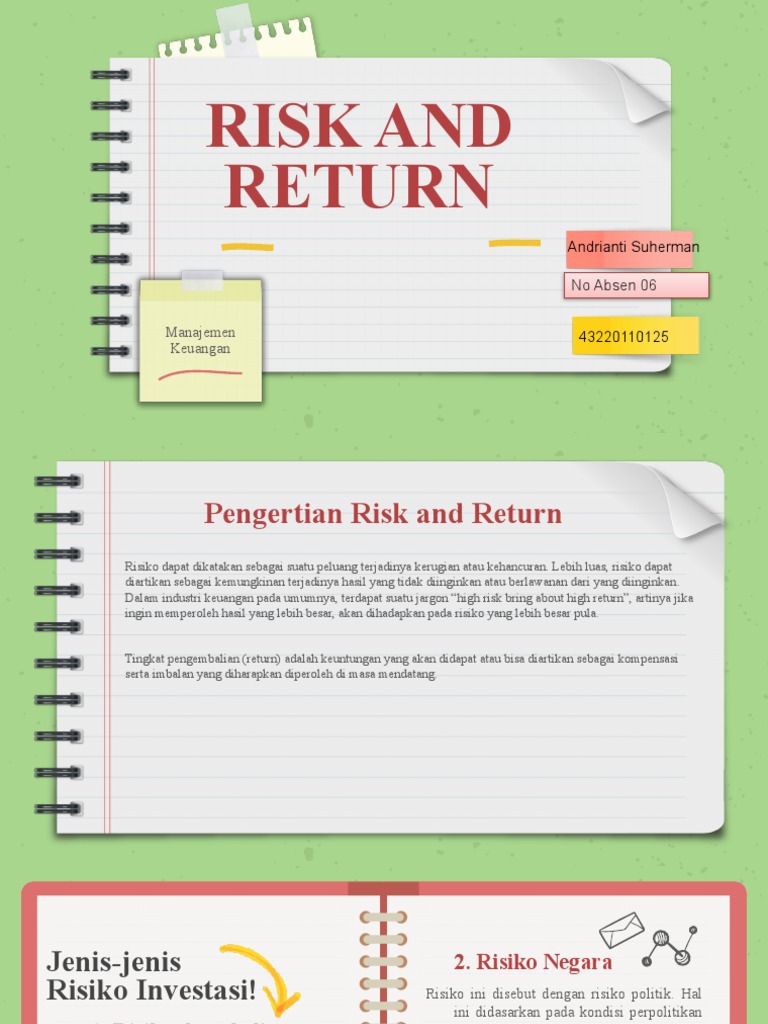 Risk and Return | PDF | Bisnis | Hukum