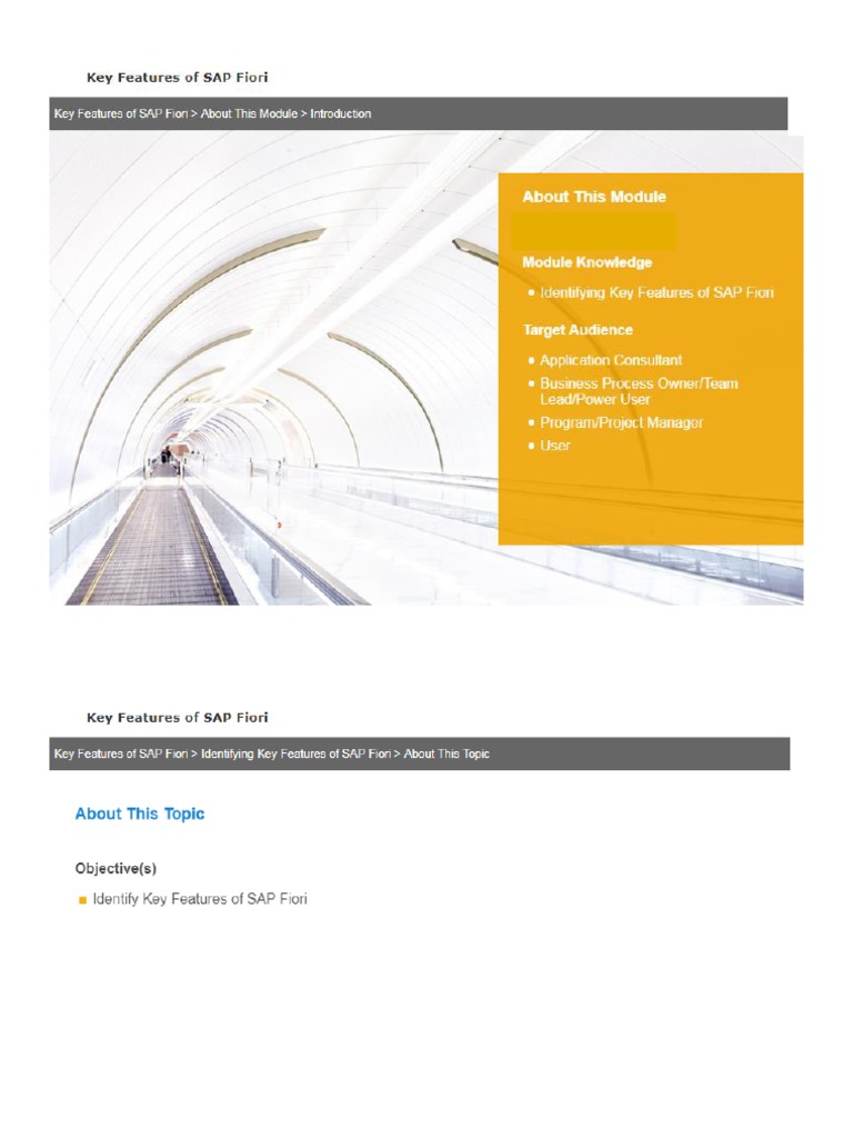 Key Features of Sap Fiori | PDF | Application Software | User Experience