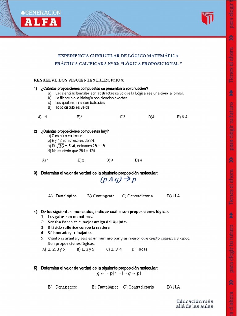 Práctica Calificada #03 | PDF