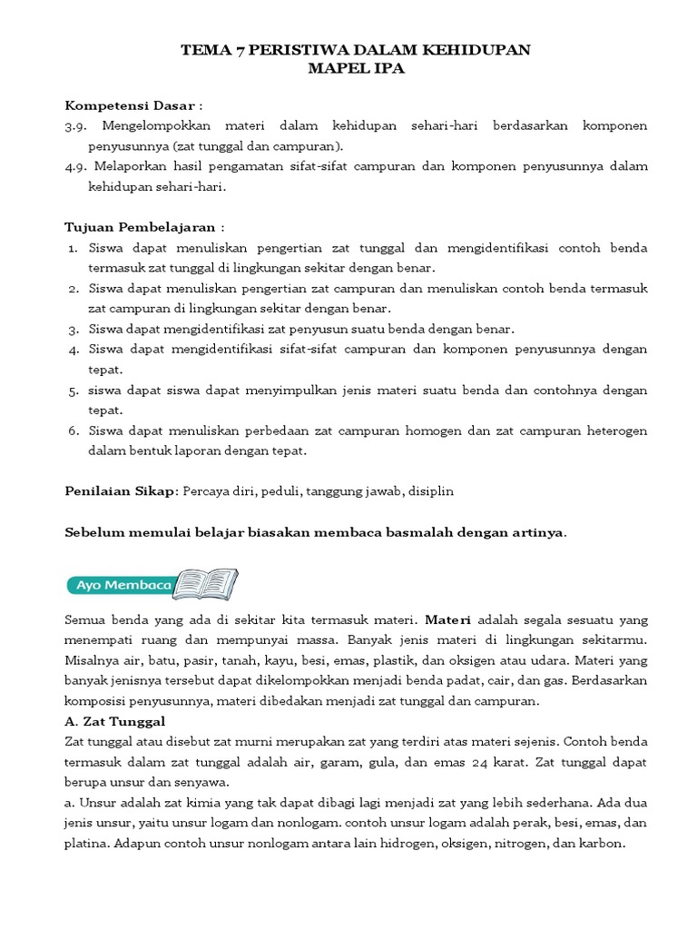 LKS Ipa Tema 9 | PDF | Seni & Disiplin Bahasa