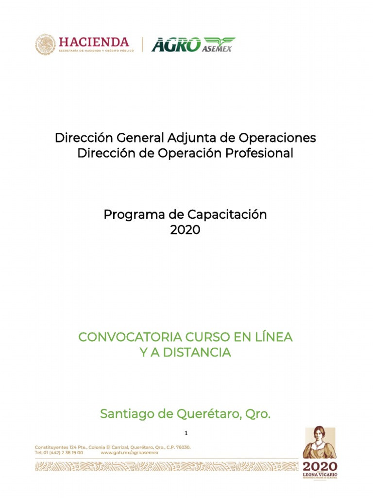 Actualización de Seguro Agrícola y SIOF. (Manejo Del SIOF A Control Remoto) | PDF