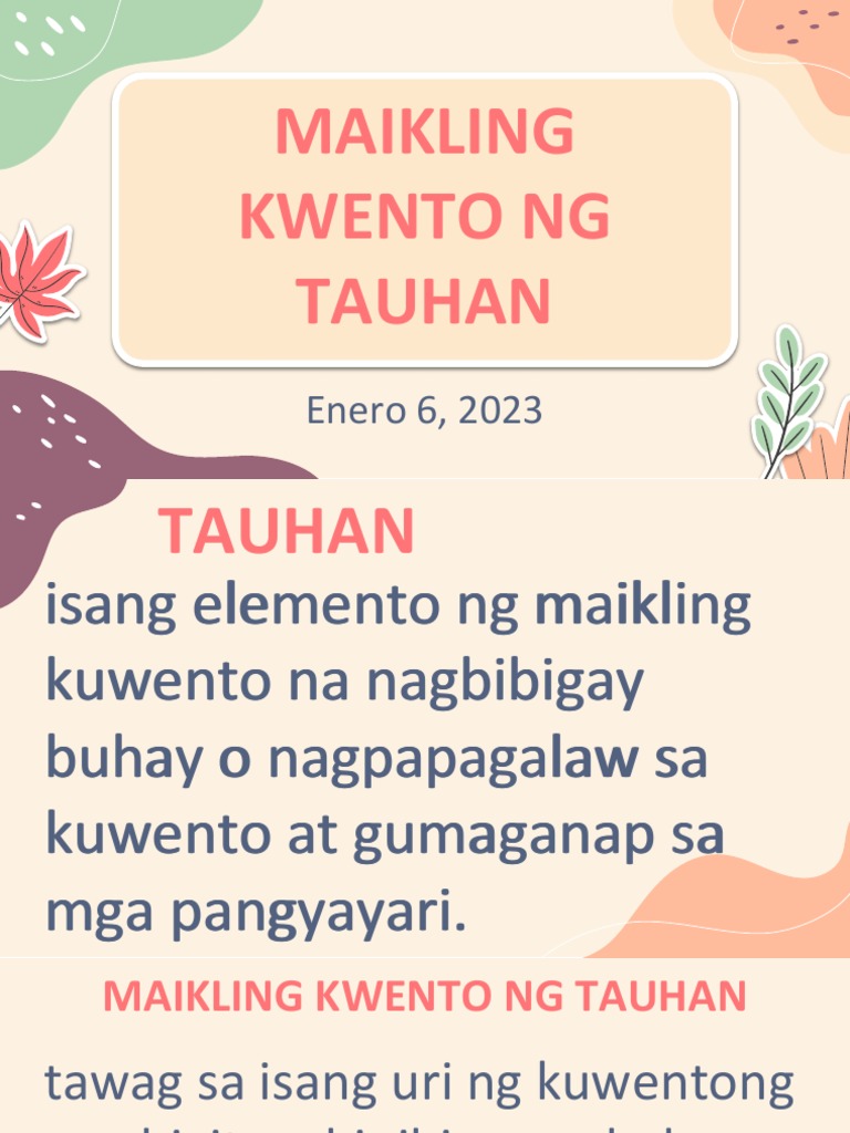 Q2 Maikling Kwento NG Tauhan | PDF