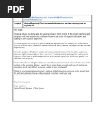 Escalation Email Template | PDF