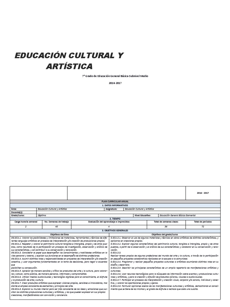 20 7mo PCA y PUD ECA. | PDF | Evaluación | Maestros