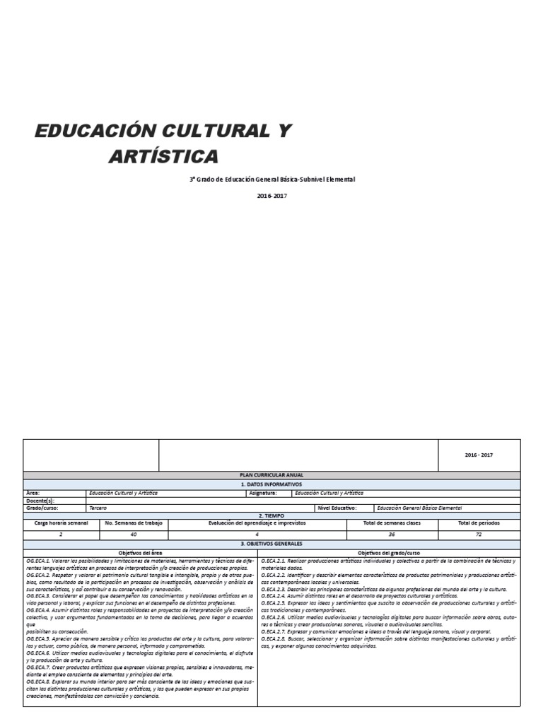 20 3ro PCA y PUD ECA. | PDF | Maestros | Evaluación