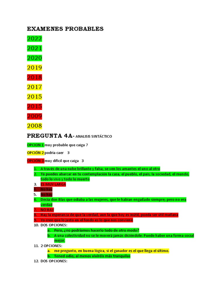 PREGUNTA 4A - ANALISIS SINTÁCTICO (Pio Baroja) | PDF