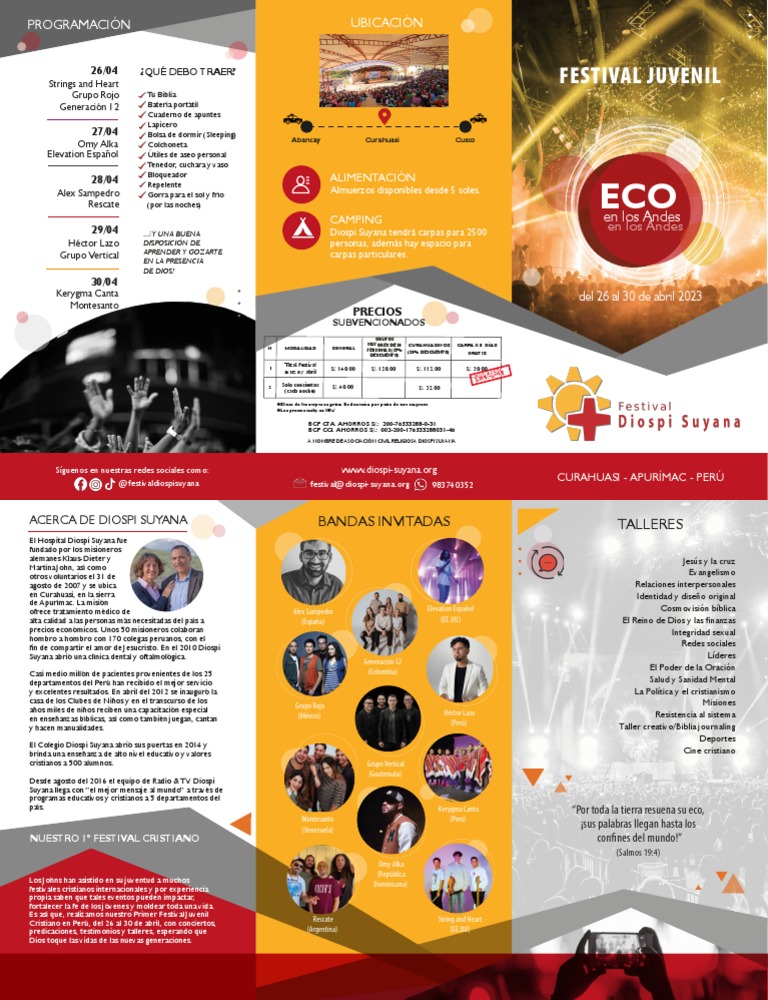 Eco de Los Andes Triptico para WEB | PDF