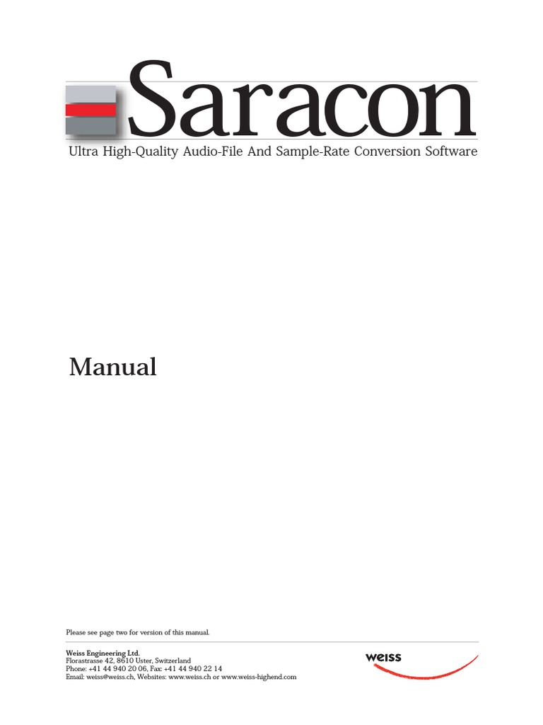 Saracon Manual Win | PDF | Computer Engineering | Computer Science