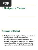 Budgetary and Non-Budgetary Control Techniques | PDF