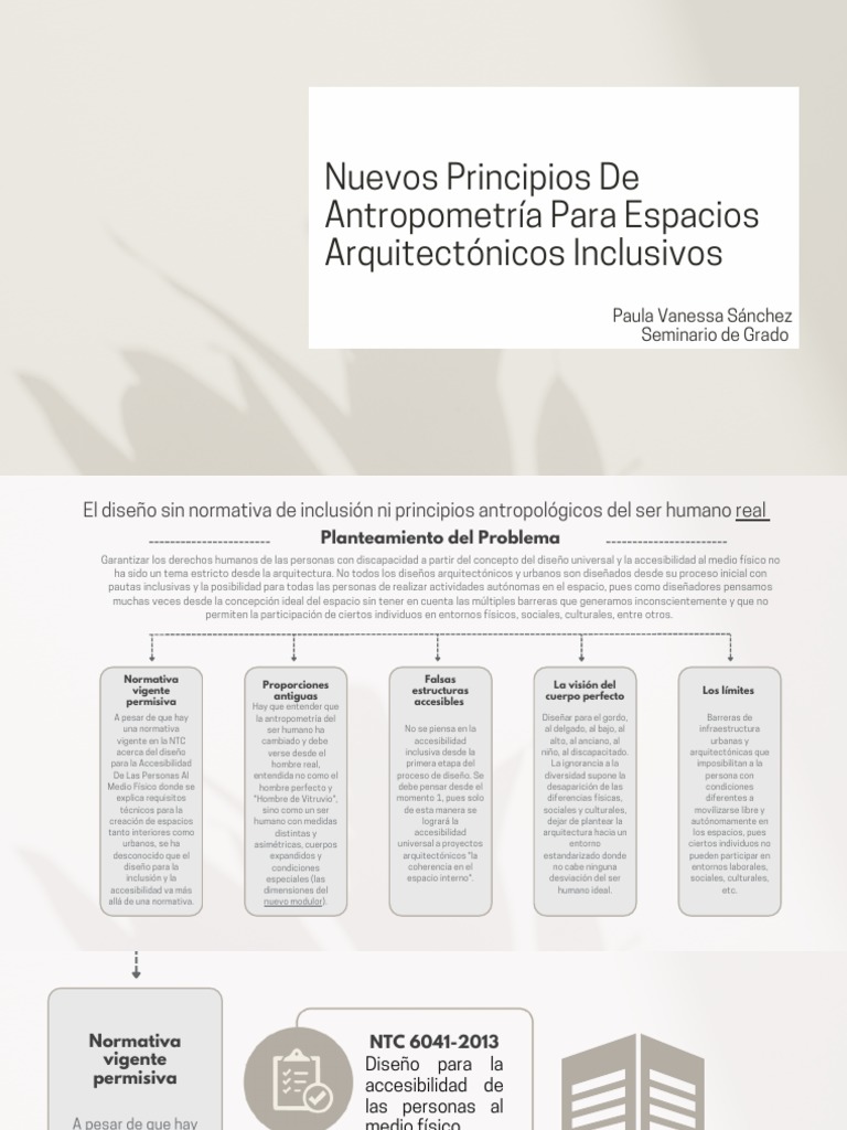 Nuevos Principios de Antropometría para Espacios Arquitectónicos ...