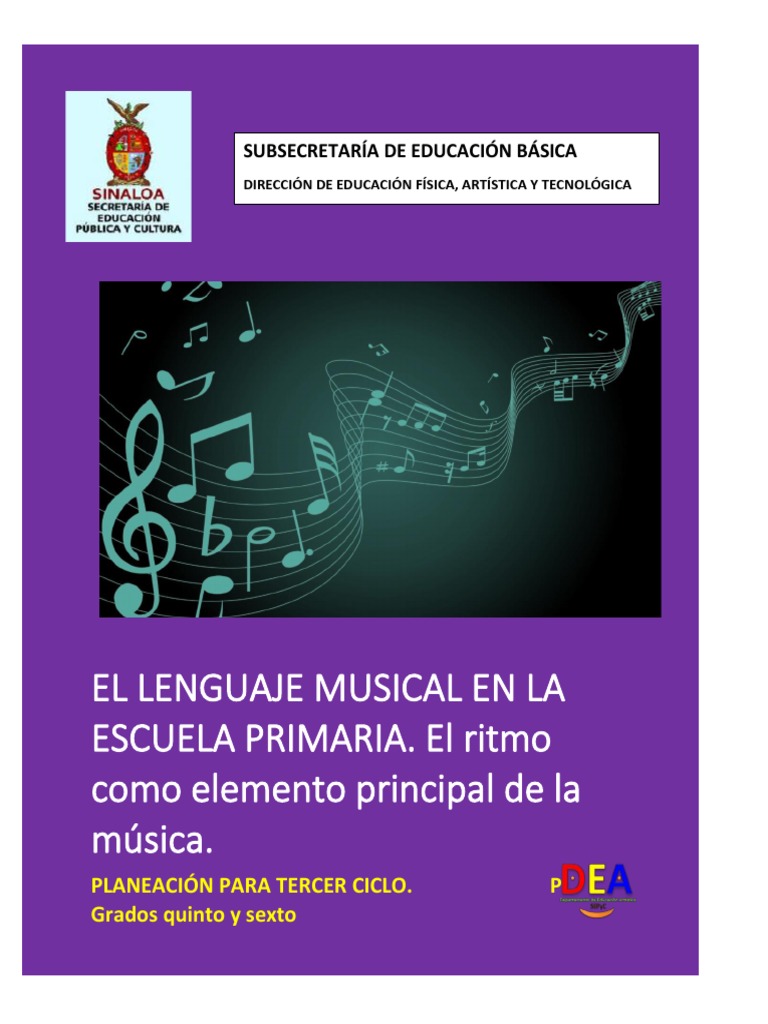 El Lenguaje Musical en La Escuela Primaria. El Ritmo Como Elemento ...